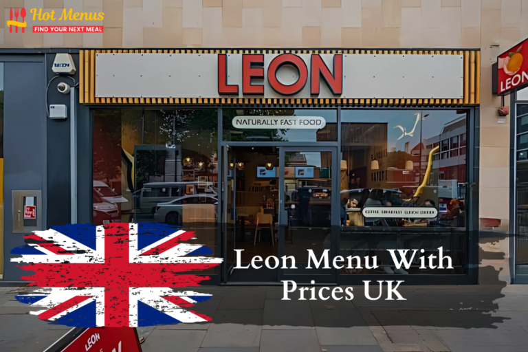 Latest Leon Menu With Prices 2025 | Vegan, Breakfast & More